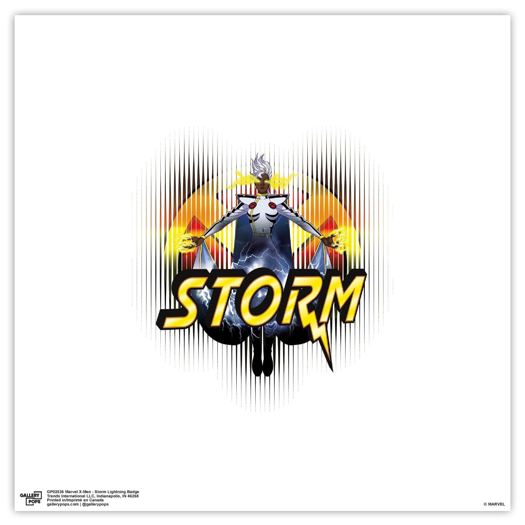 Gallery Pops Marvel X-Men '97 - Storm Lightning Badge Wall Art ...