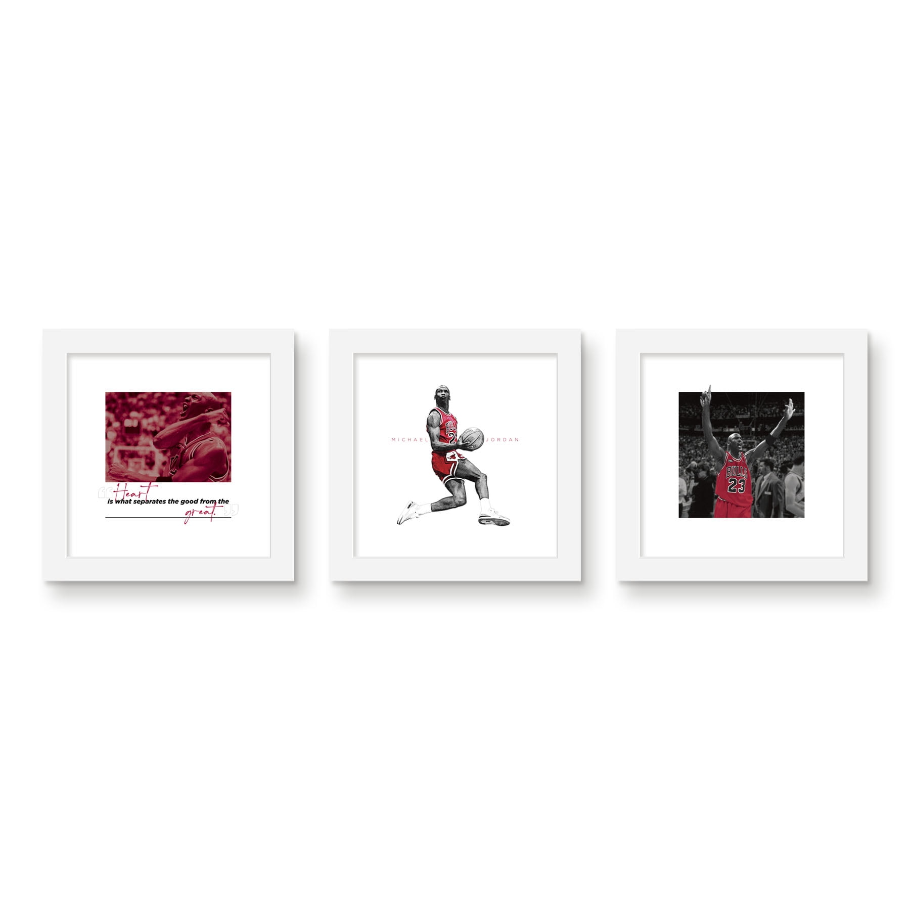 Gallery Pops Michael Jordan - Champion Wall Art Bundle (3-Pack ...