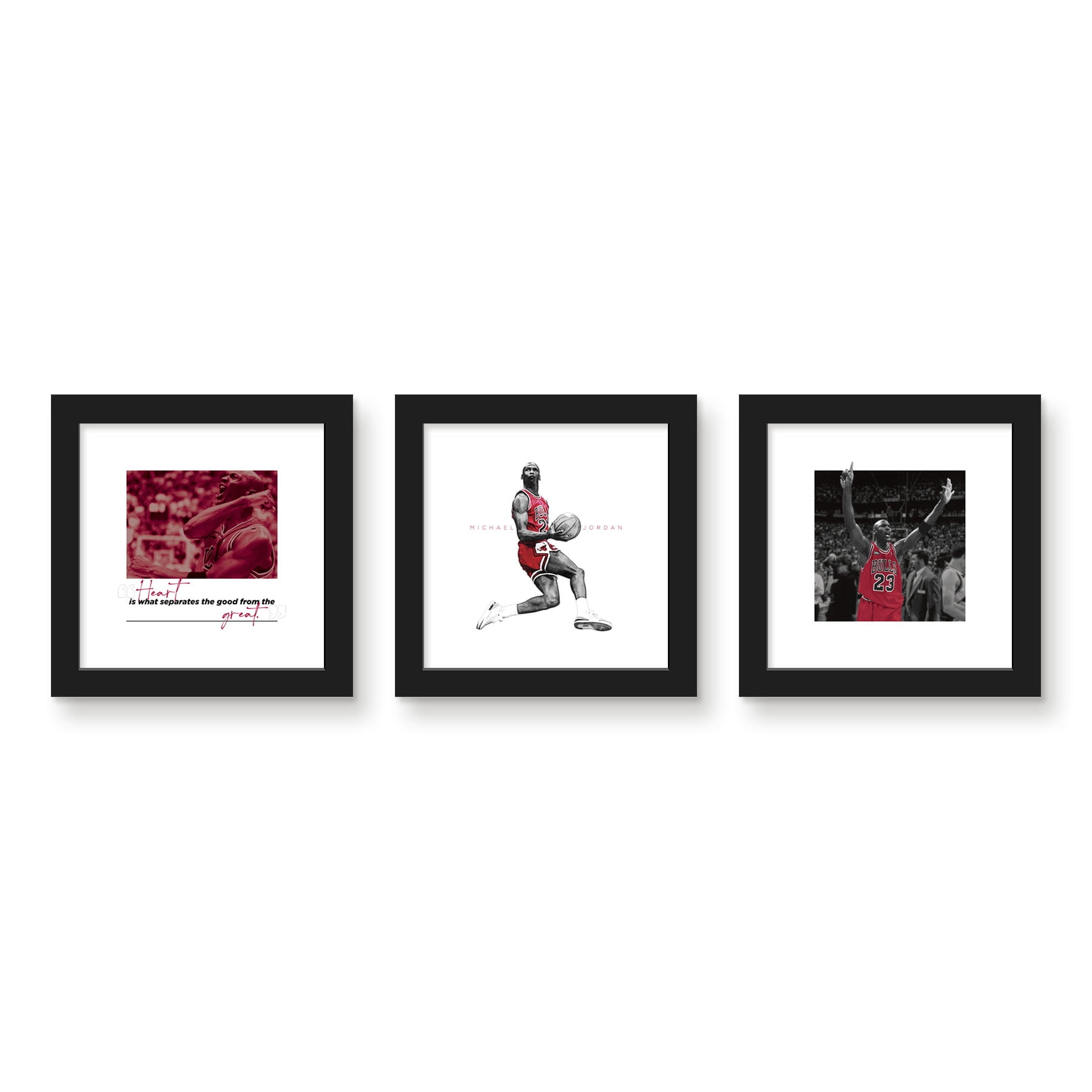 Gallery Pops Michael Jordan - Champion Wall Art Bundle (3-Pack ...