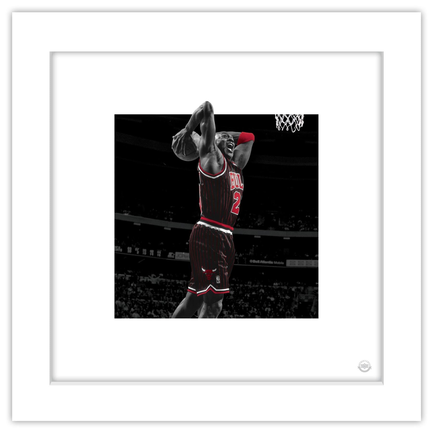 Gallery Pops Michael Jordan - Pinstripe Dunk Color Pop Wall Art, White ...
