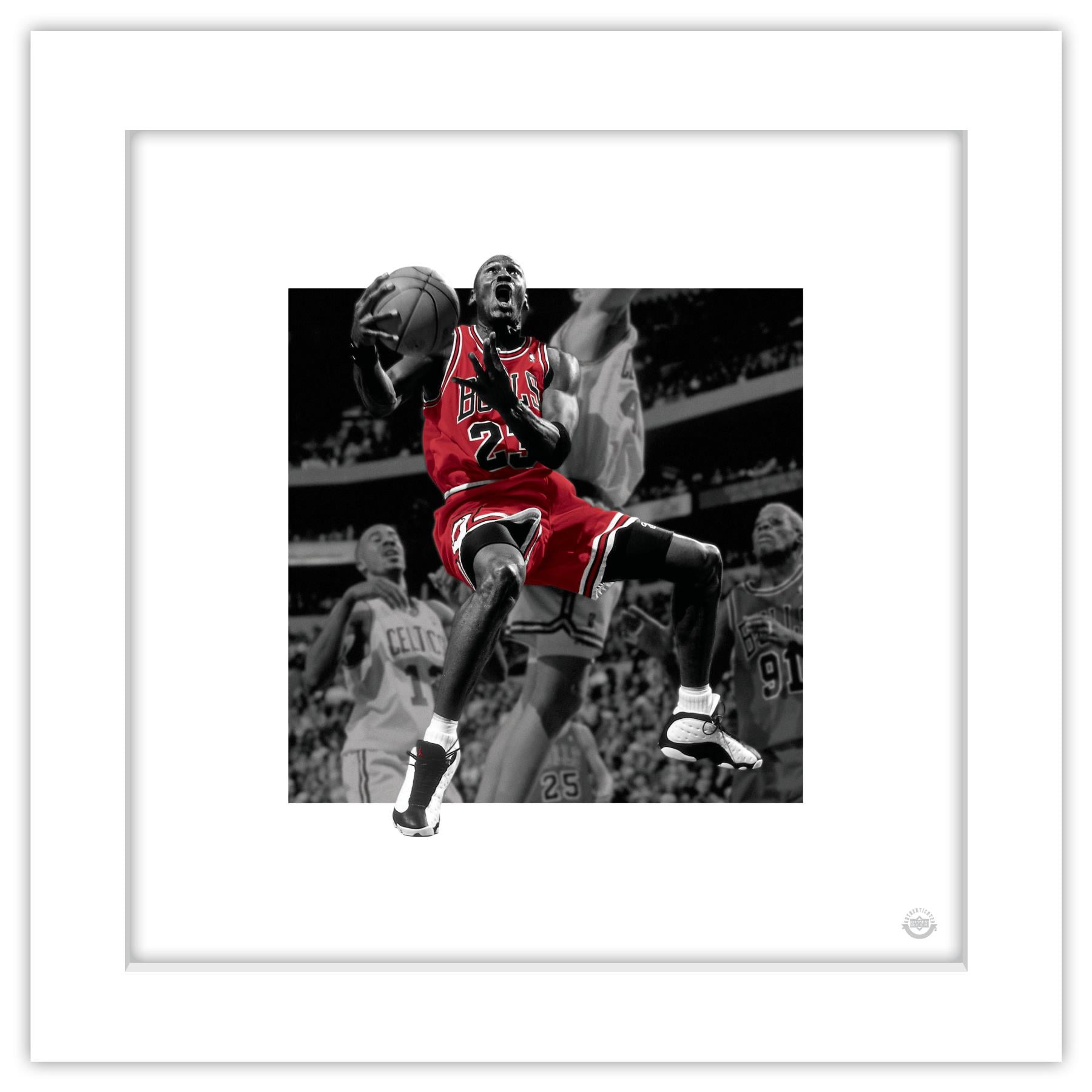 Gallery Pops Michael Jordan - Reverse Layup Color Pop Wall Art, White ...