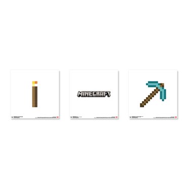 Minecraft - Funtage Wall Poster with Push Pins, 22.375" x 34" - Walmart.com