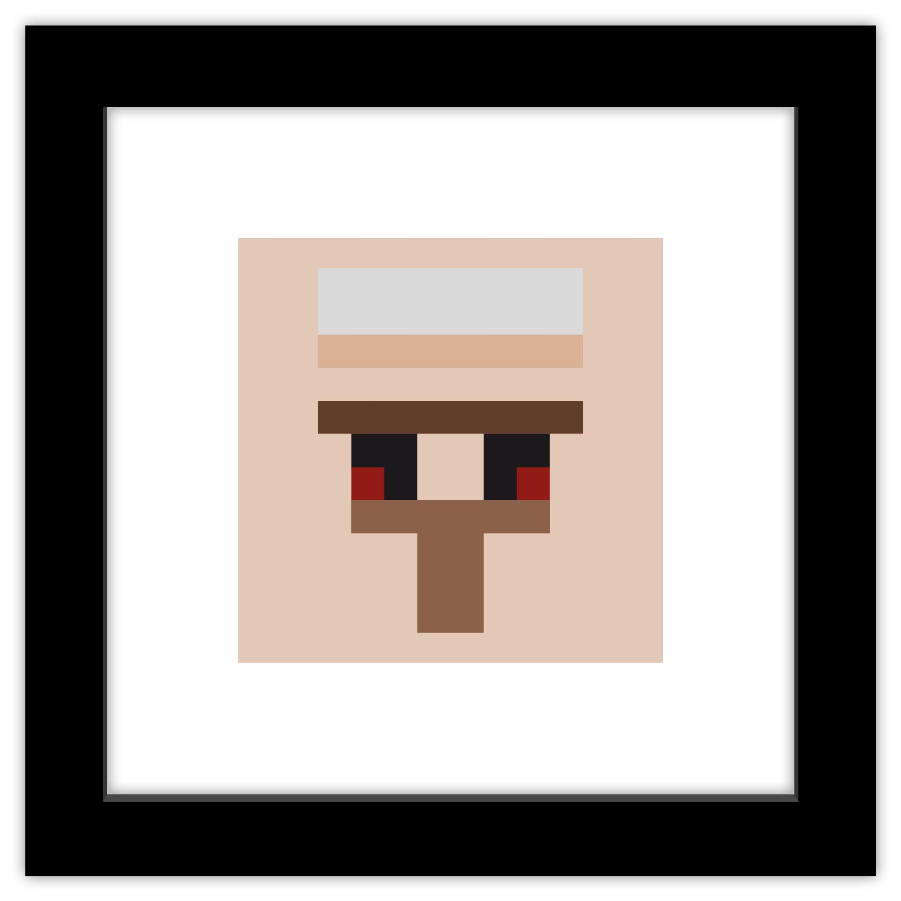Gallery Pops Minecraft: Iconic Pixels - Mobs - Iron Golem Wall Art ...
