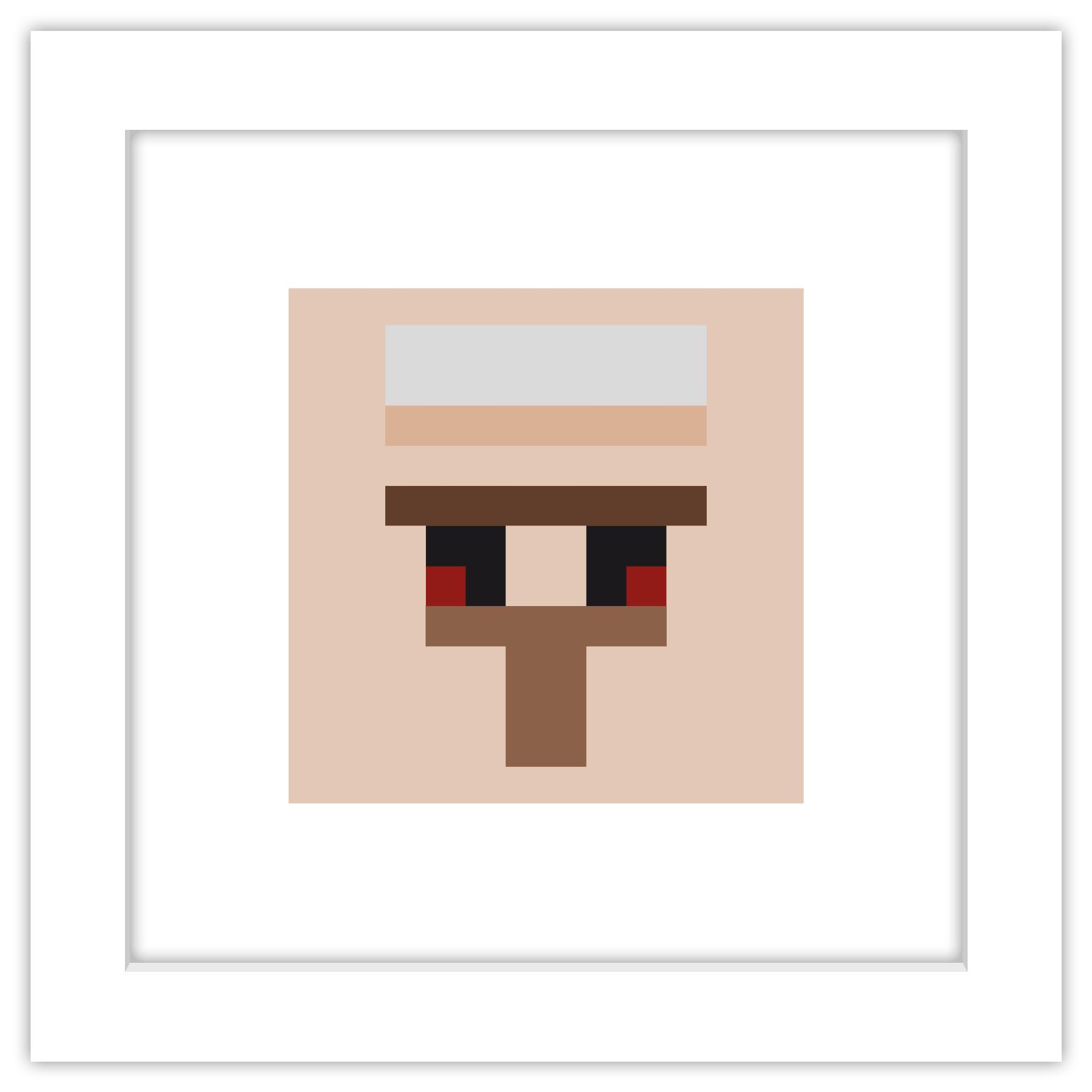 Gallery Pops Minecraft: Iconic Pixels - Mobs - Iron Golem Wall Art ...