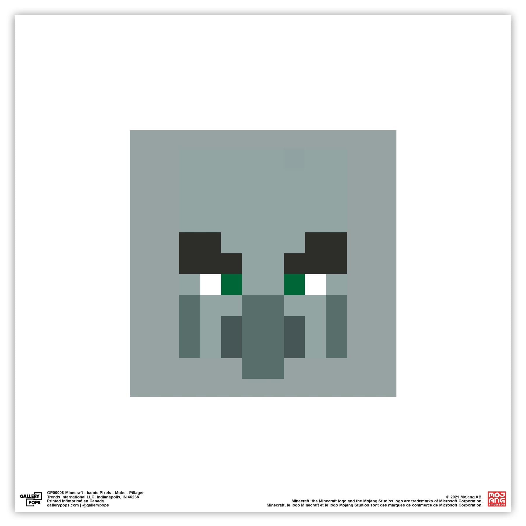 Gallery Pops Minecraft: Iconic Pixels - Mobs - Pillager Wall Art ...