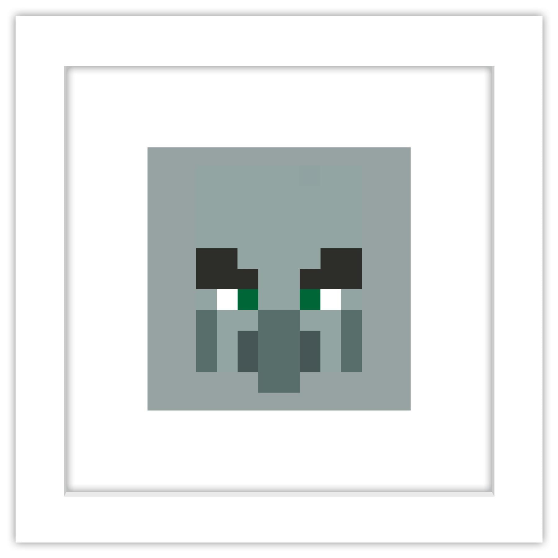 Gallery Pops Minecraft: Iconic Pixels - Mobs - Pillager Wall Art, White ...