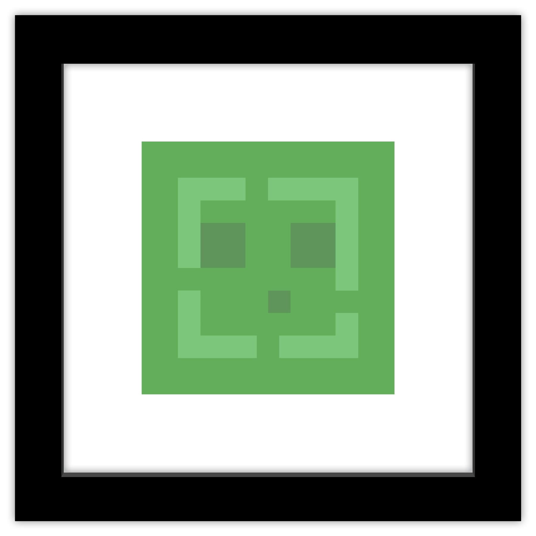 Gallery Pops Minecraft: Iconic Pixels - Mobs - Slime Wall Art, Black ...
