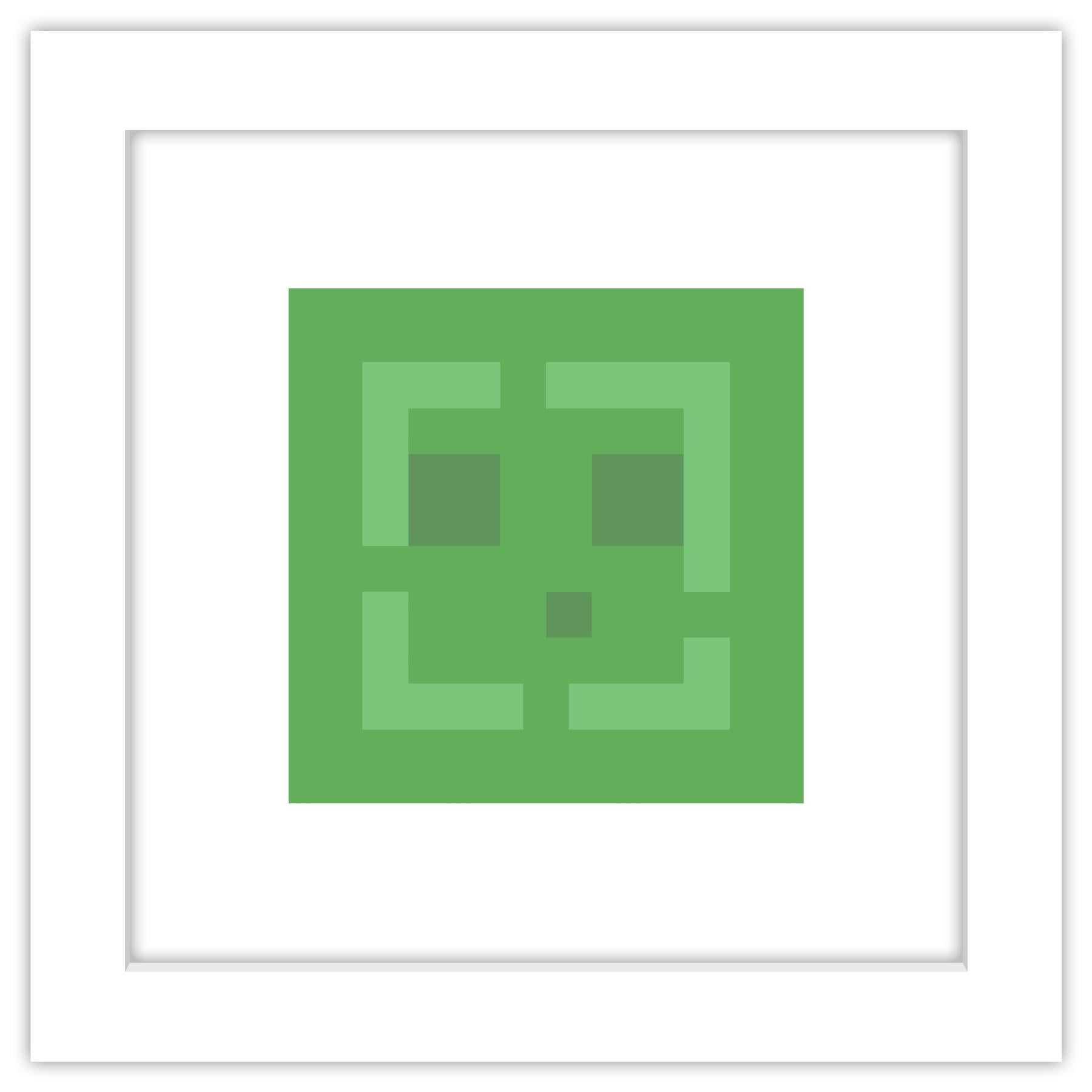 Gallery Pops Minecraft: Iconic Pixels - Mobs - Slime Wall Art, White ...