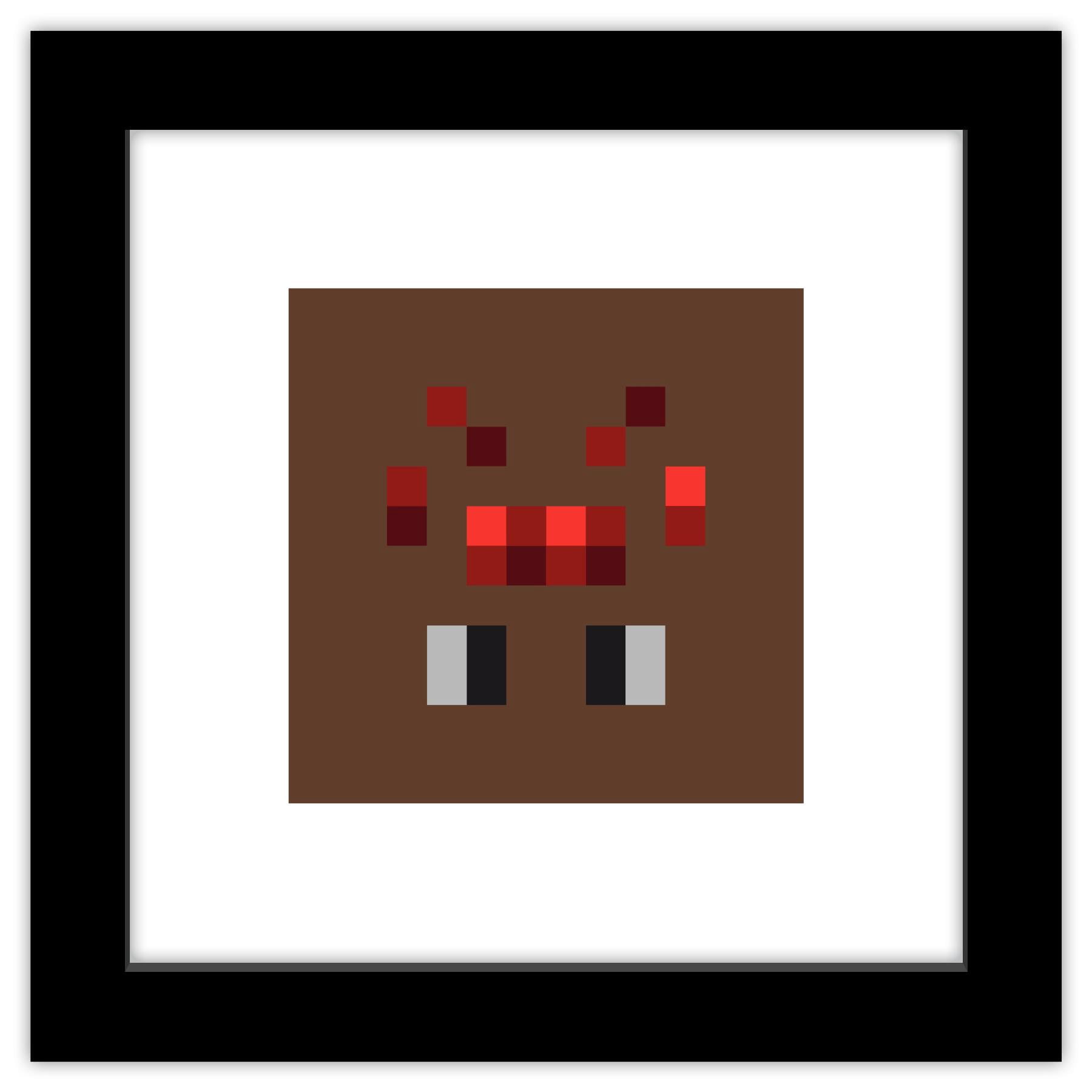 Gallery Pops Minecraft: Iconic Pixels - Mobs - Spider Wall Art, Black ...