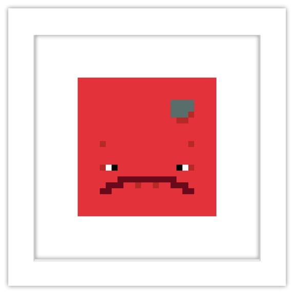 Gallery Pops Minecraft: Iconic Pixels - Mobs - Strider Wall Art, White ...