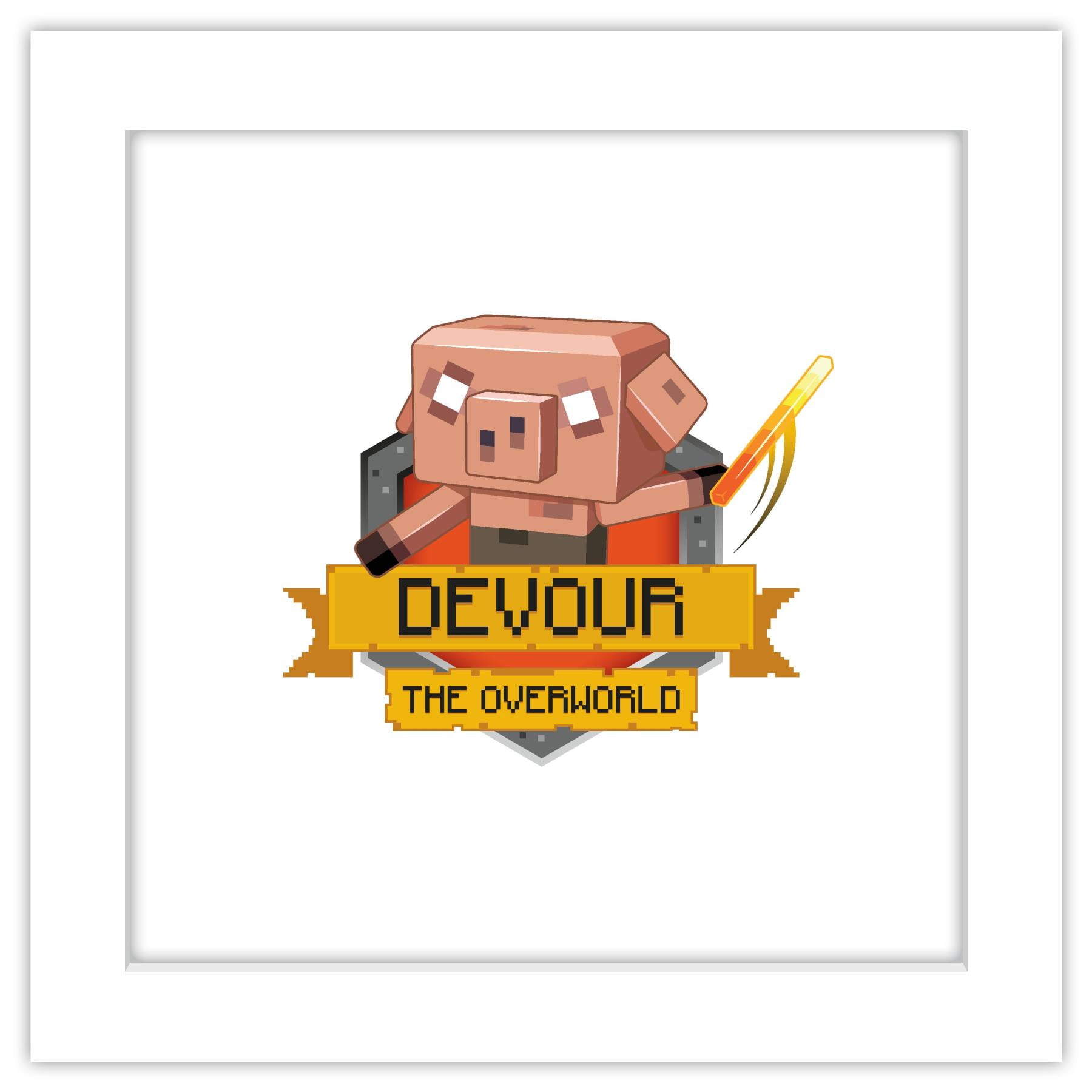 Gallery Pops Minecraft: Legends - Devour The Overworld Wall Art, White ...