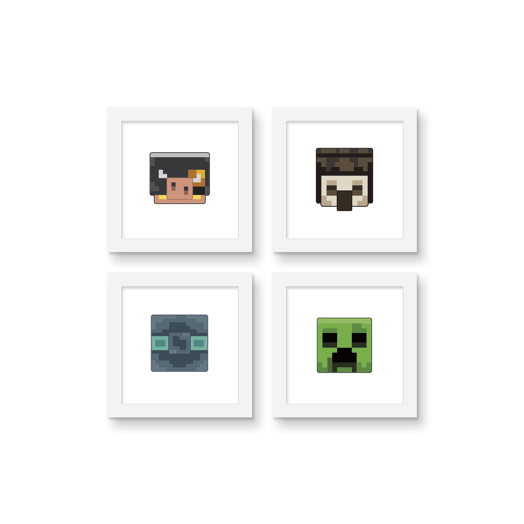Gallery Pops Minecraft: Legends - Icon Wall Art Bundle (4-Pack ...