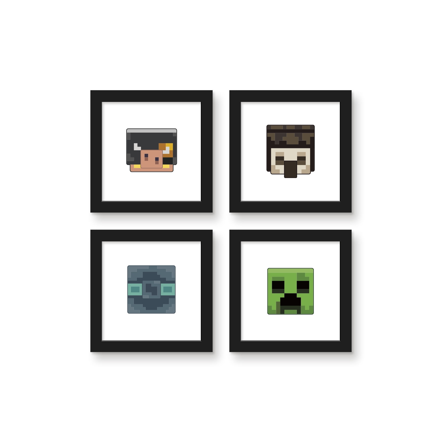 Gallery Pops Minecraft: Legends - Icon Wall Art Bundle (4-Pack ...