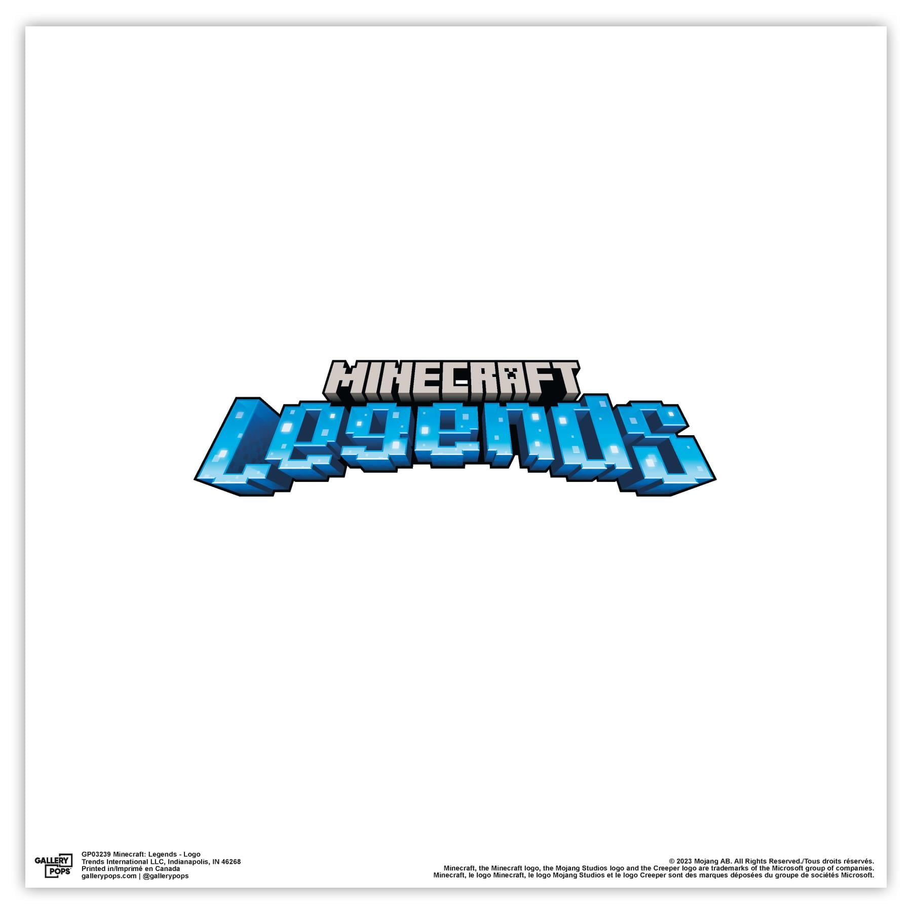 Gallery Pops Minecraft: Legends - Logo Wall Art, Unframed Version, 12 ...