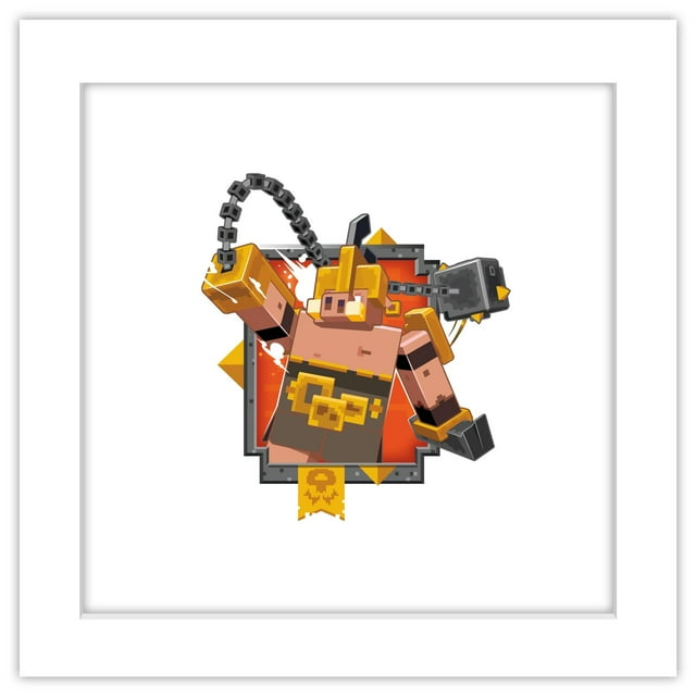 Gallery Pops Minecraft: Legends - Piglin Portal Guard Badge Wall Art ...