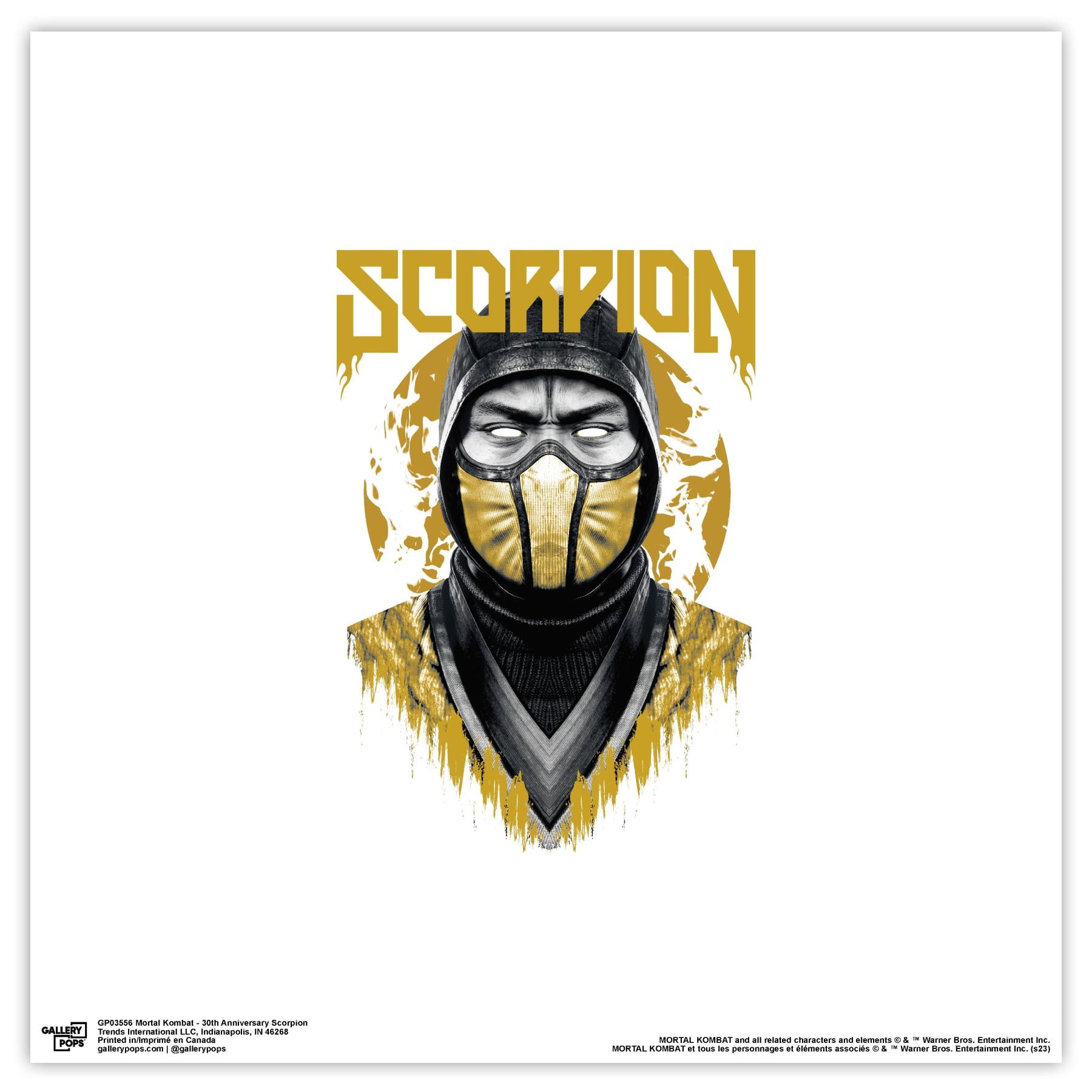 Gallery Pops Mortal Kombat - 30th Anniversary Scorpion Wall Art ...