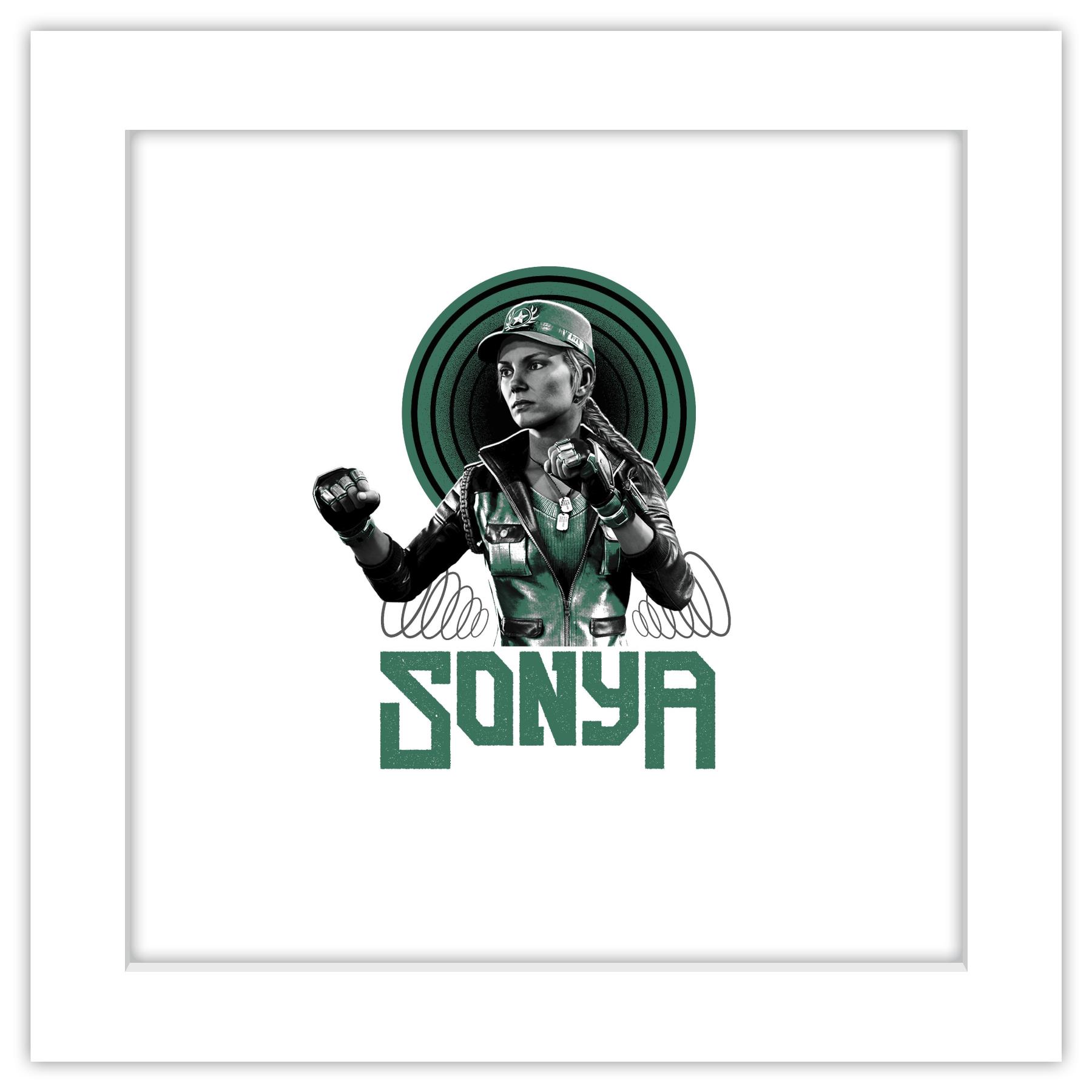 Gallery Pops Mortal Kombat - 30th Anniversary Sonya Wall Art, White ...