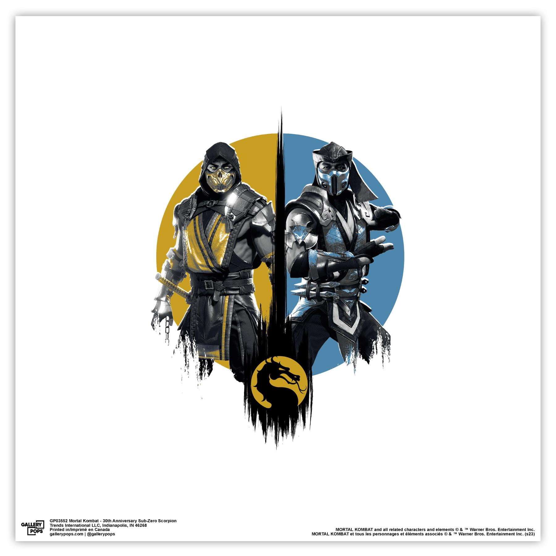 Gallery Pops Mortal Kombat - 30th Anniversary Sub-Zero Scorpion Wall ...