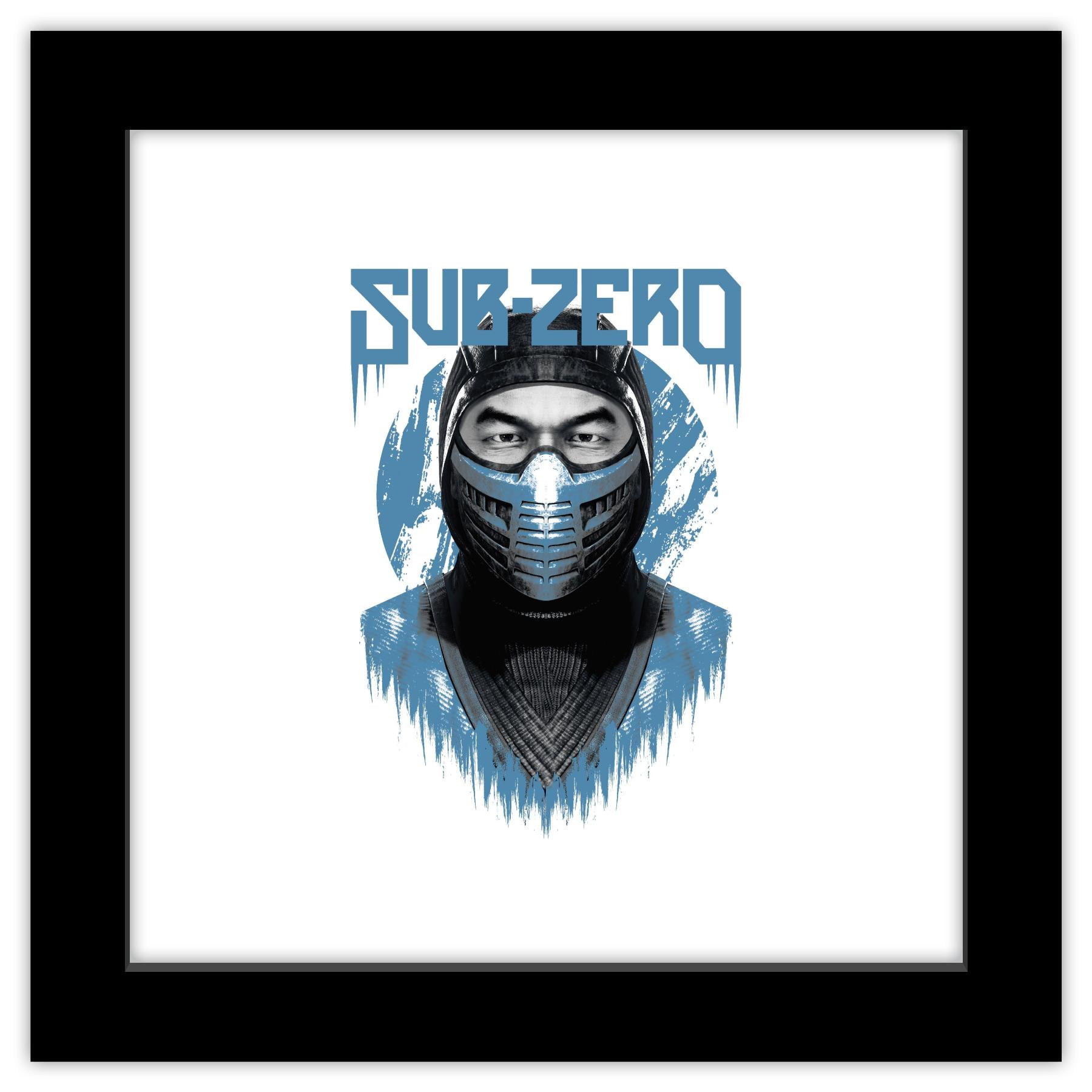 Gallery Pops Mortal Kombat - 30th Anniversary Sub-Zero Wall Art, Black ...