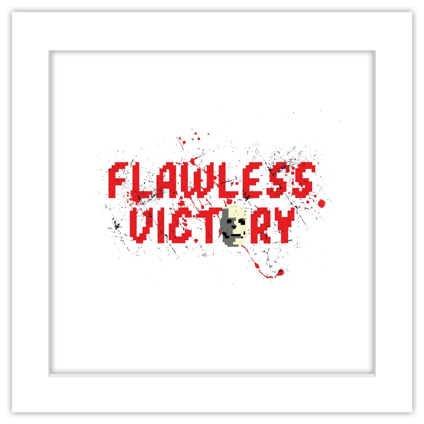 Gallery Pops Mortal Kombat - Flawless Victory Wall Art, White Framed ...