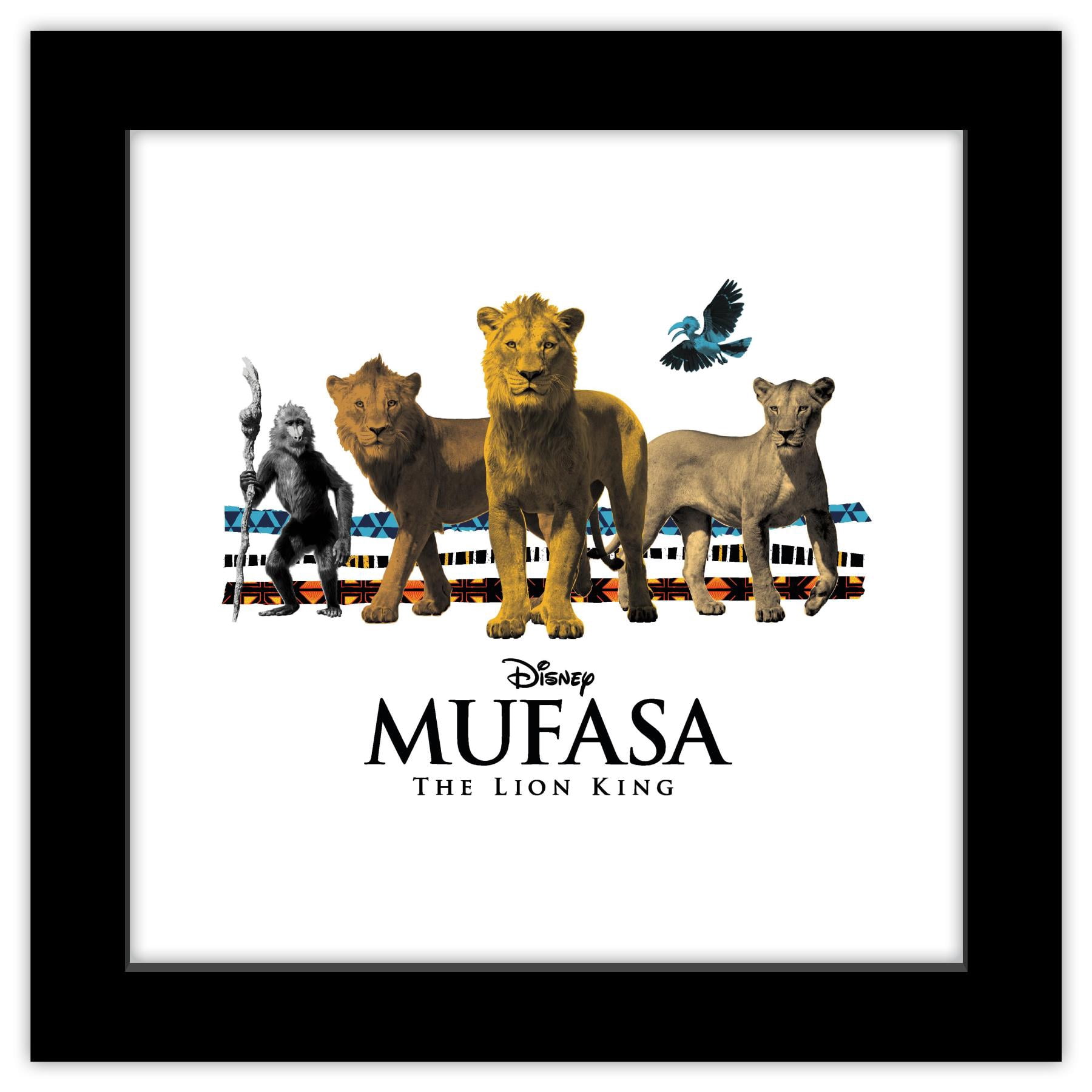 Gallery Pops Mufasa: The Lion King - Group Wall Art, Black Framed ...