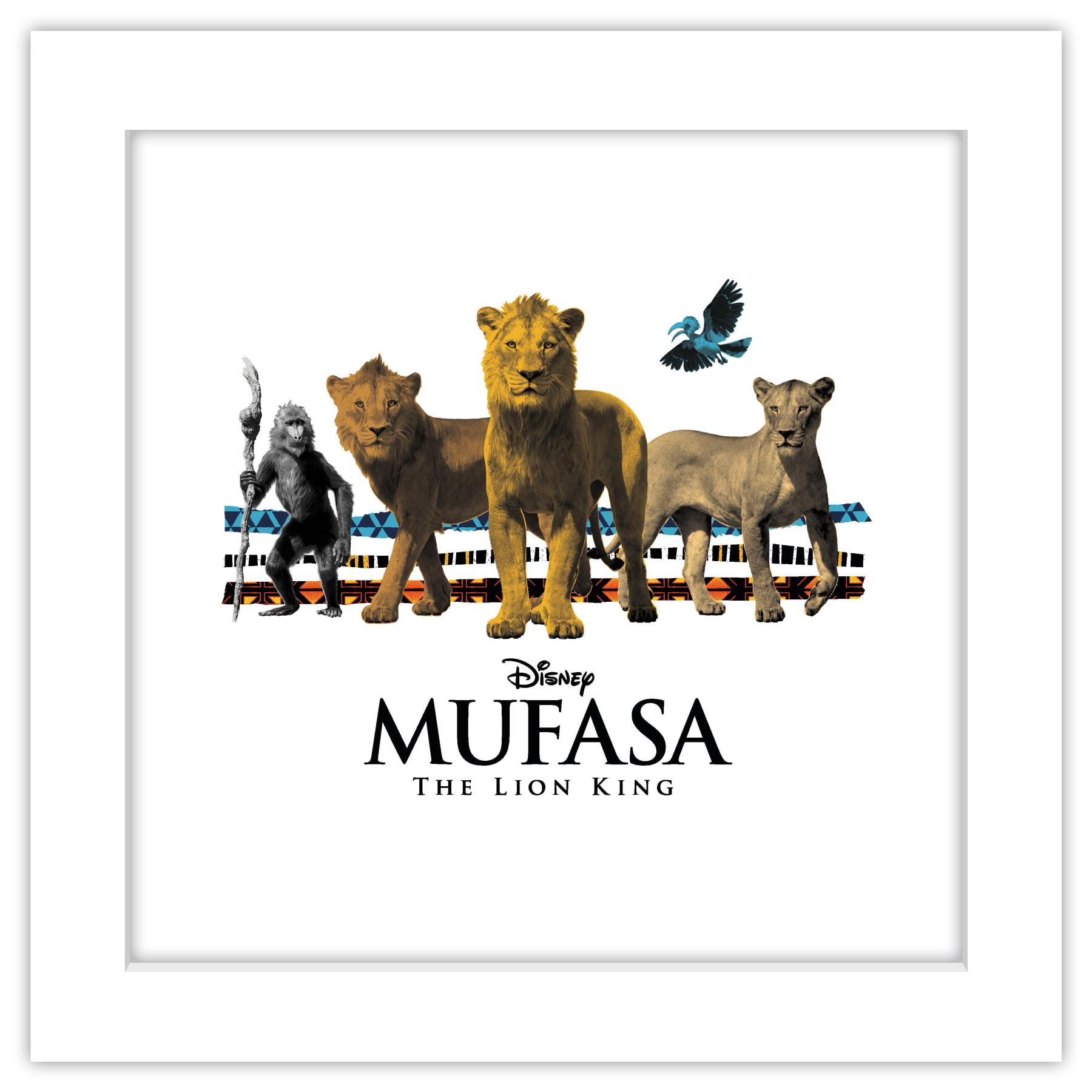 Gallery Pops Mufasa: The Lion King - Group Wall Art, White Framed ...