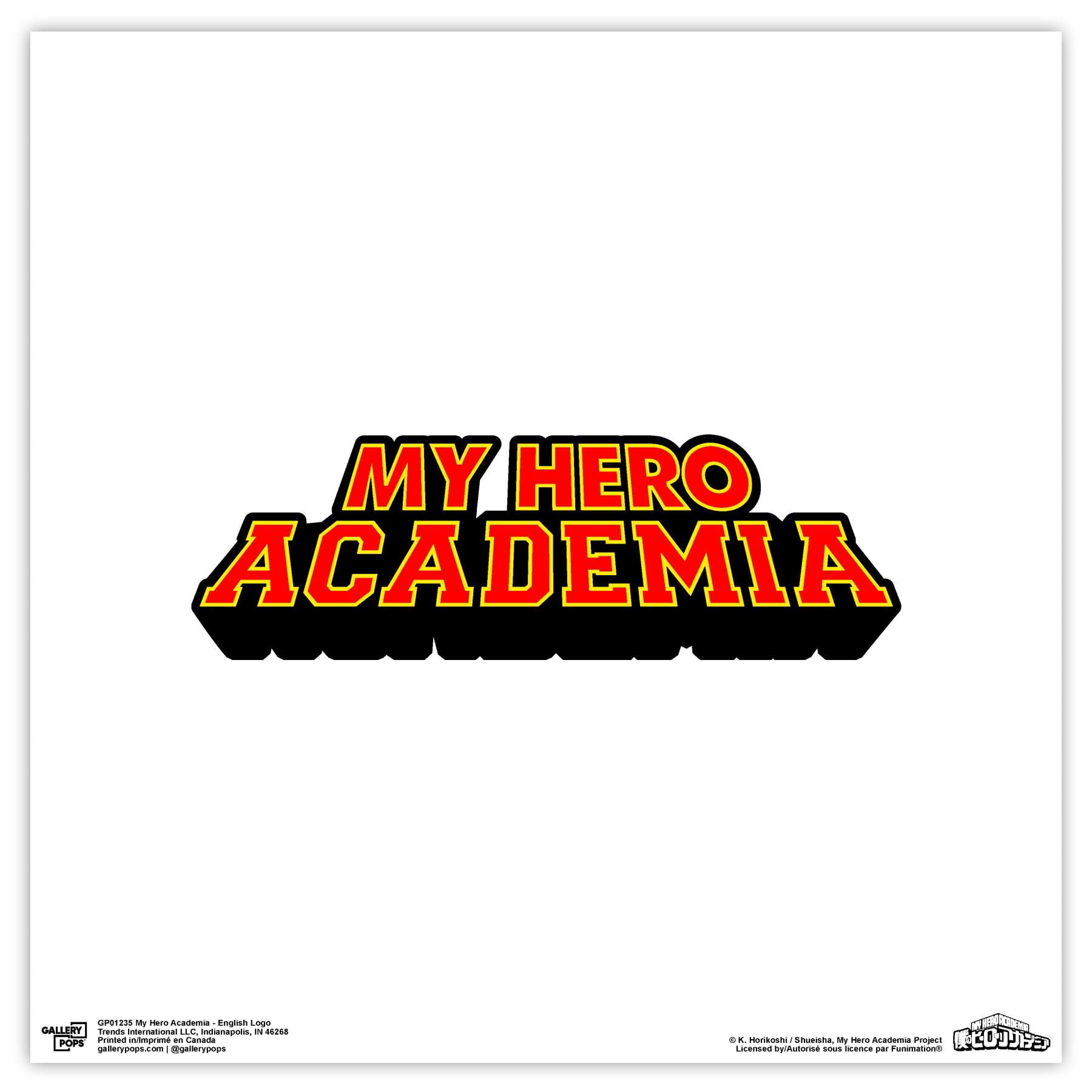 Gallery Pops My Hero Academia - English Logo Wall Art, Unframed Version ...