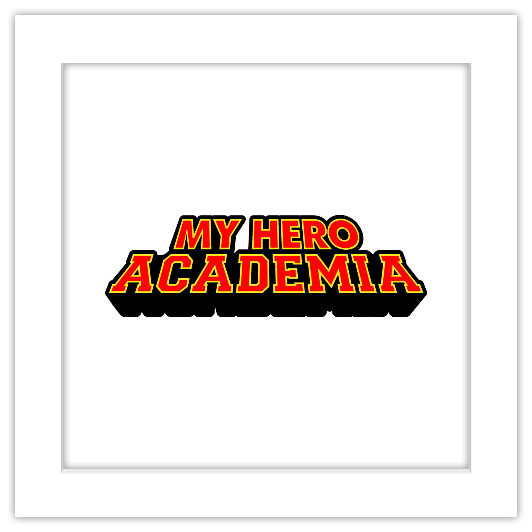 Gallery Pops My Hero Academia - English Logo Wall Art, White Framed ...