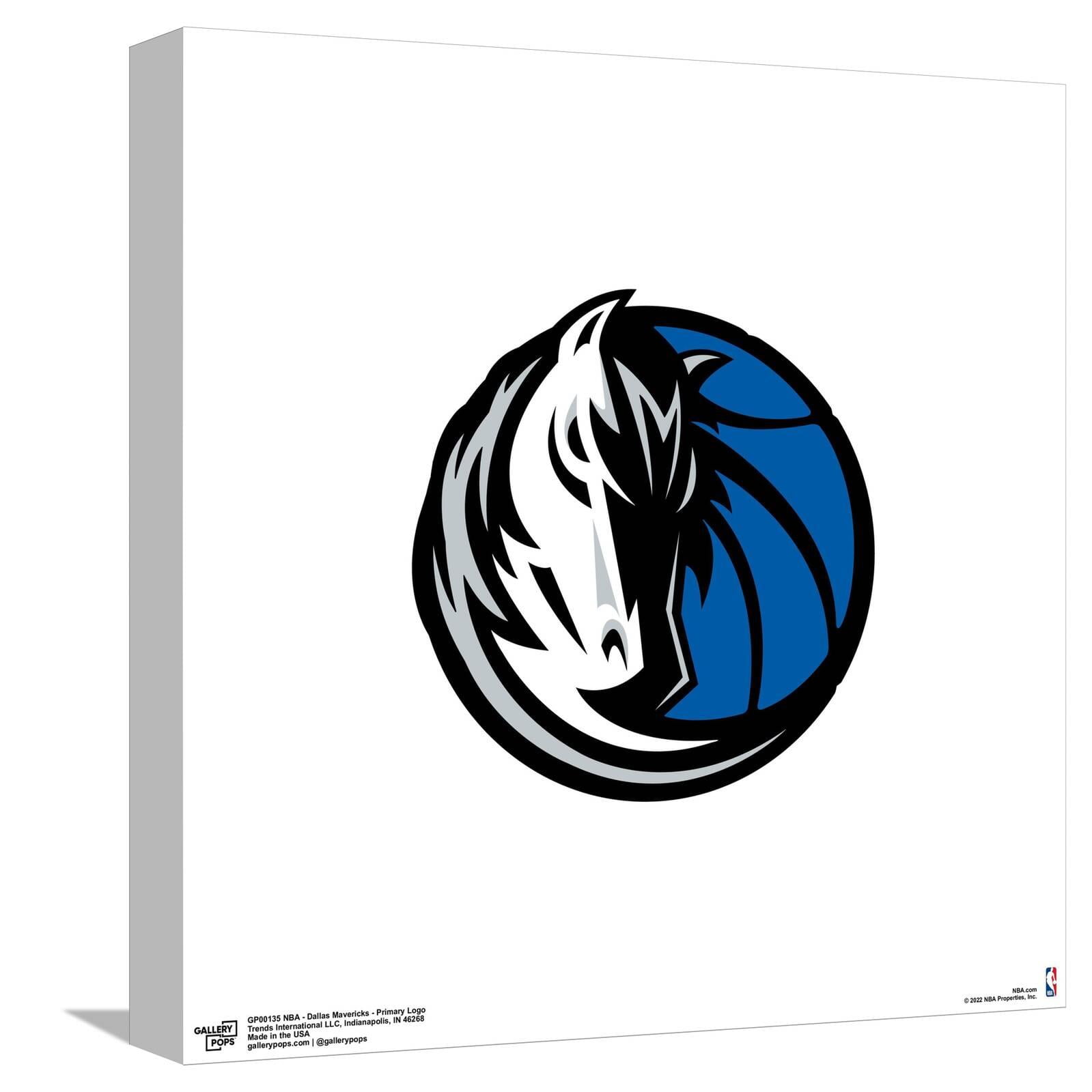 Gallery Pops NBA Dallas Mavericks - Primary Logo Canvas Wall Art ...