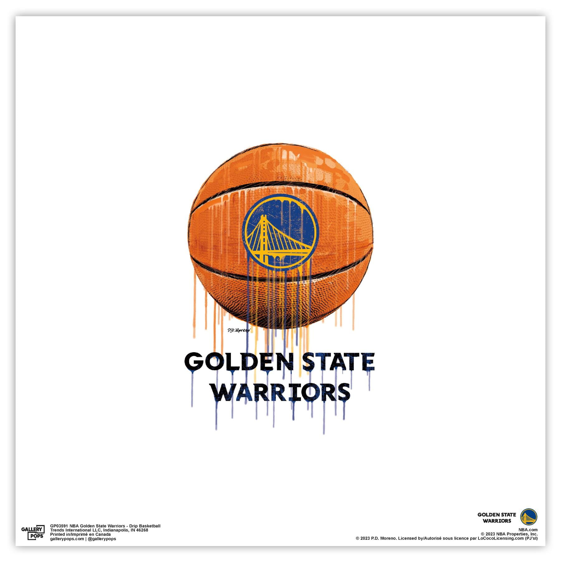 Gallery Pops NBA Golden State Warriors - Drip Basketball Wall Art ...
