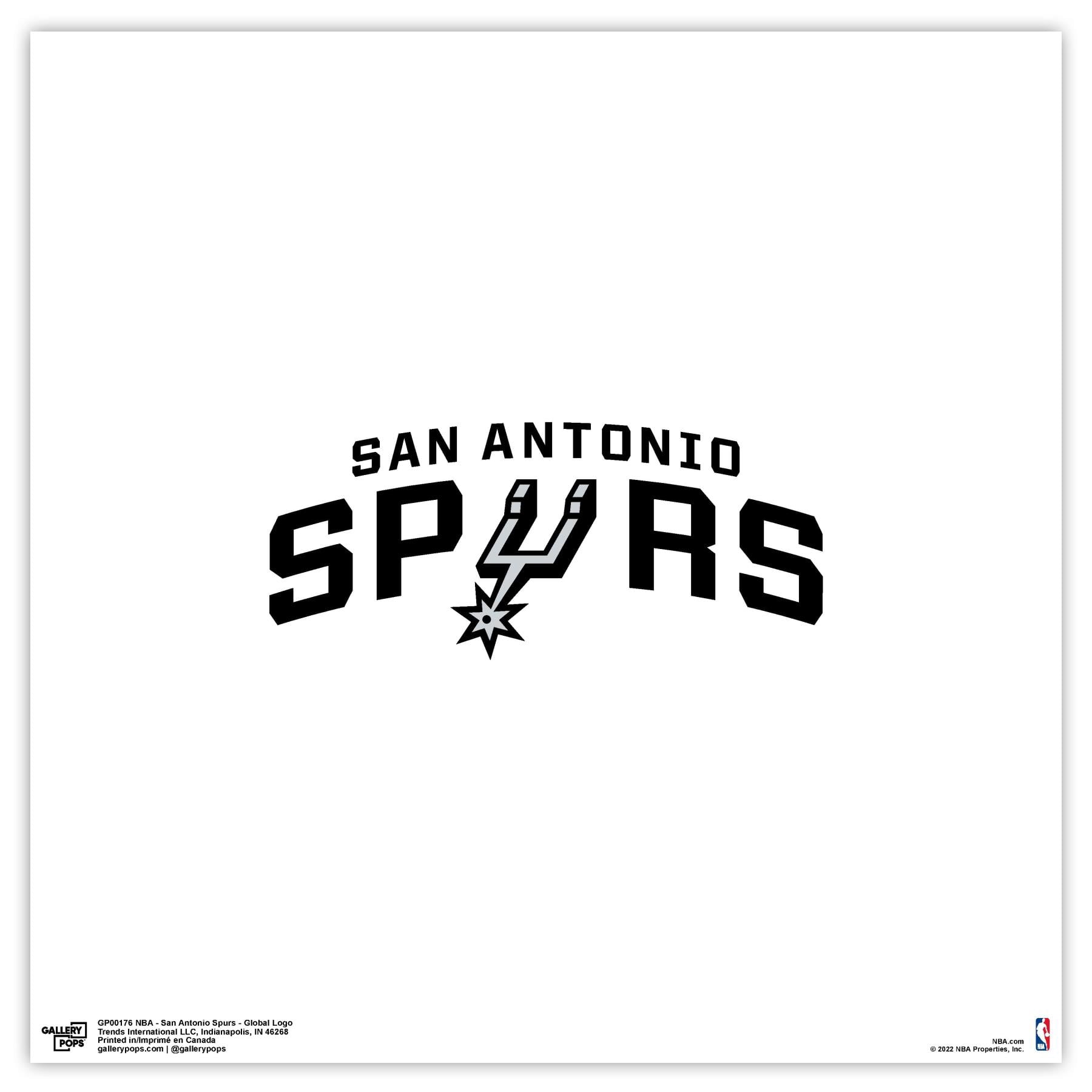 Gallery Pops NBA San Antonio Spurs - Global Logo Wall Art, Unframed ...