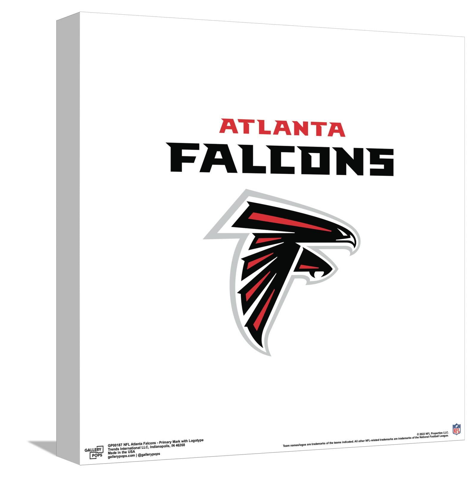 Gallery Pops NFL Atlanta Falcons - Primary Mark Logotype Canvas Wall ...