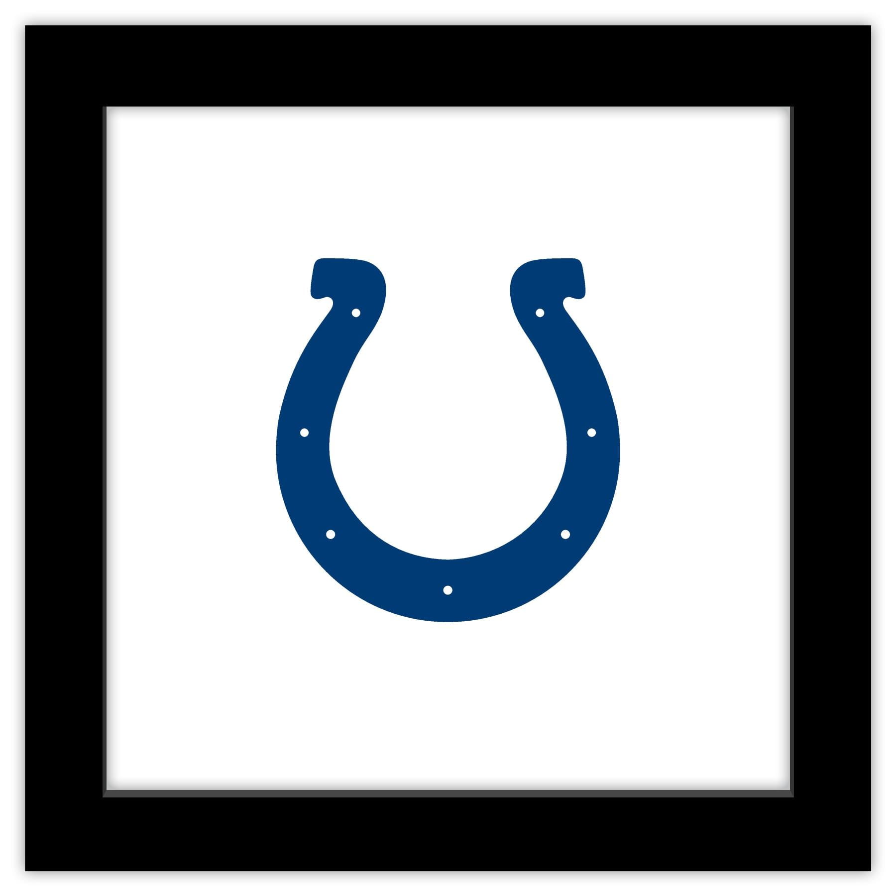 Gallery Pops NFL Indianapolis Colts - Primary Mark Wall Art, Black ...