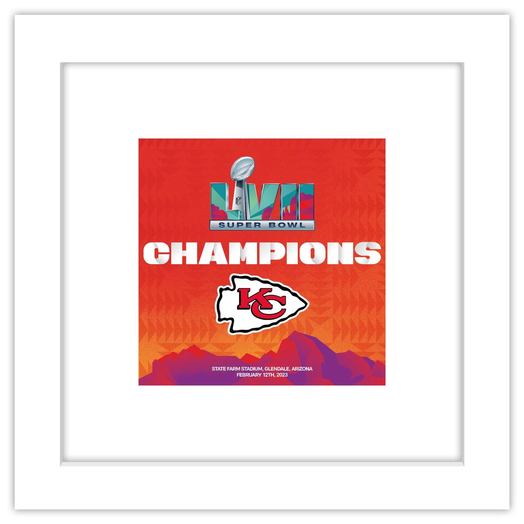 Gallery Pops NFL - Super Bowl LVII Champion Kansas City Chiefs Wall Art ...