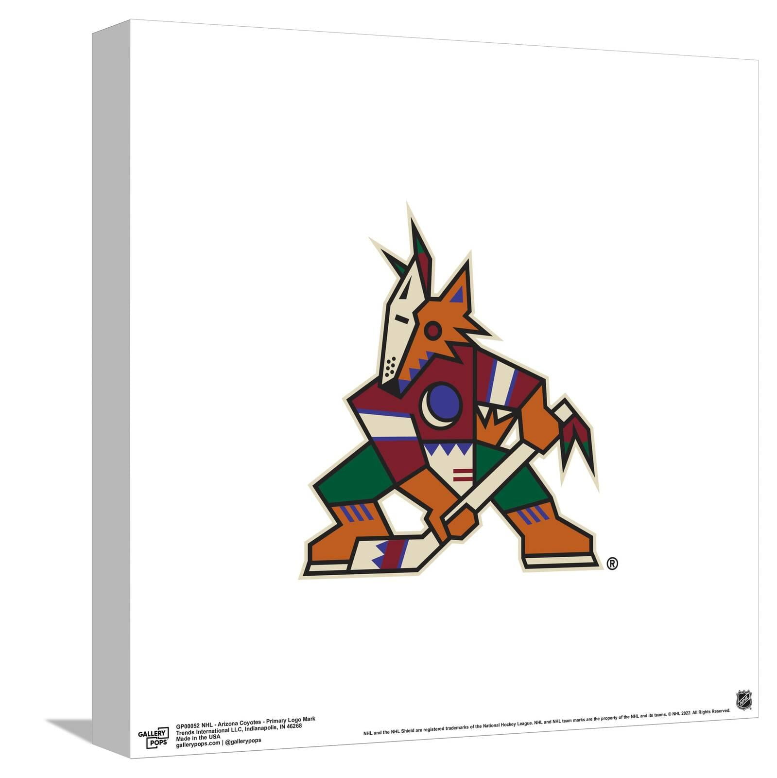 Gallery Pops NHL Arizona Coyotes - Primary Logo Mark Canvas Wall Art ...