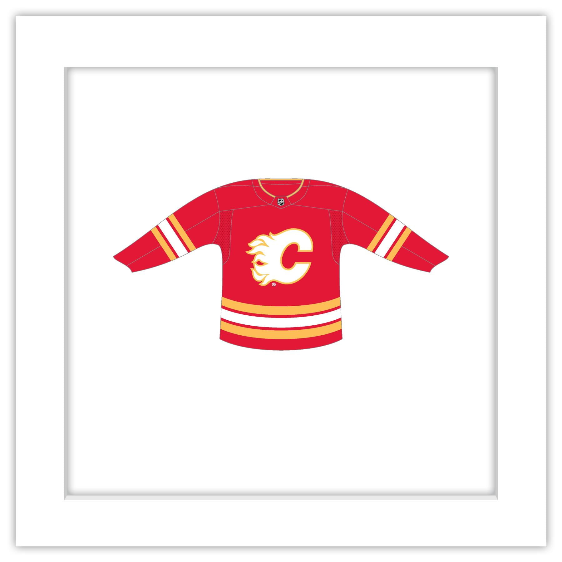 Gallery Pops NHL - Calgary Flames - Home Uniform Front Wall Art, White ...