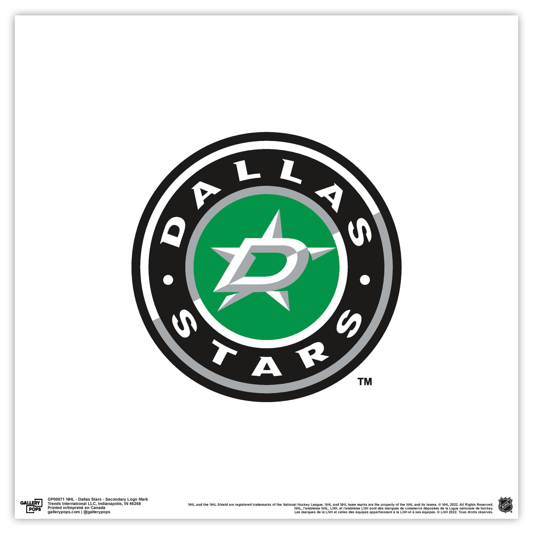 Gallery Pops NHL Dallas Stars - Secondary Logo Mark Wall Art, Unframed ...