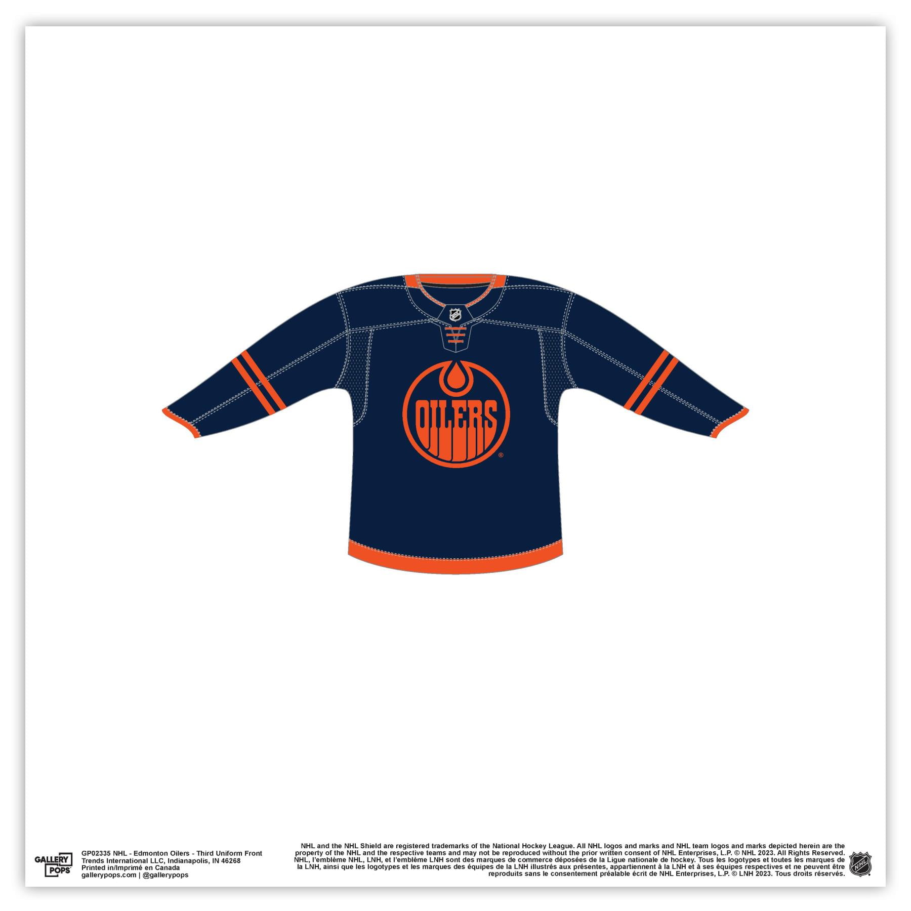 Gallery Pops NHL - Edmonton Oilers - Third Uniform Front Wall Art ...