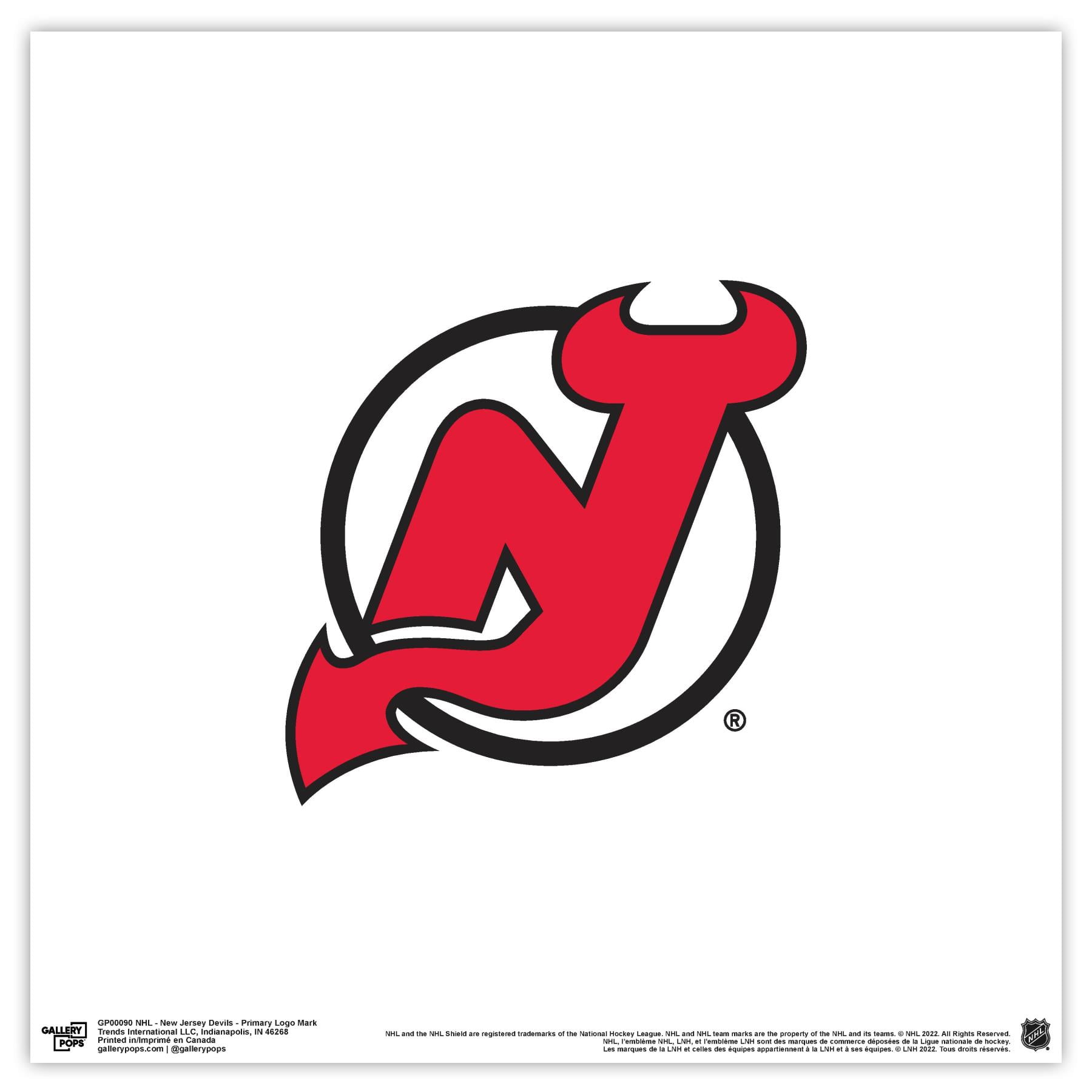 Gallery Pops NHL New Jersey Devils - Primary Logo Mark Wall Art ...