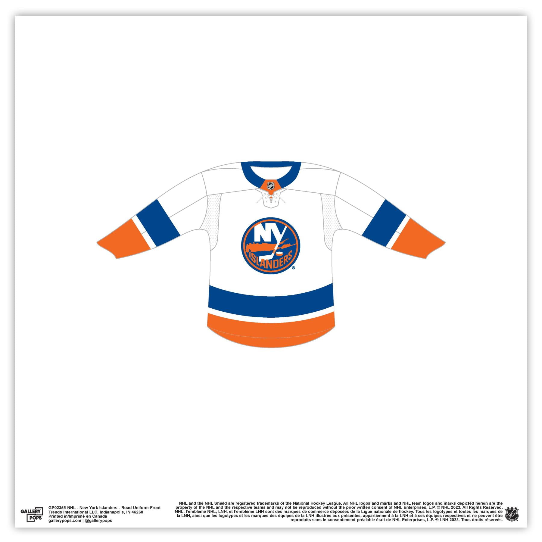 Gallery Pops NHL - New York Islanders - Road Uniform Front Wall Art ...