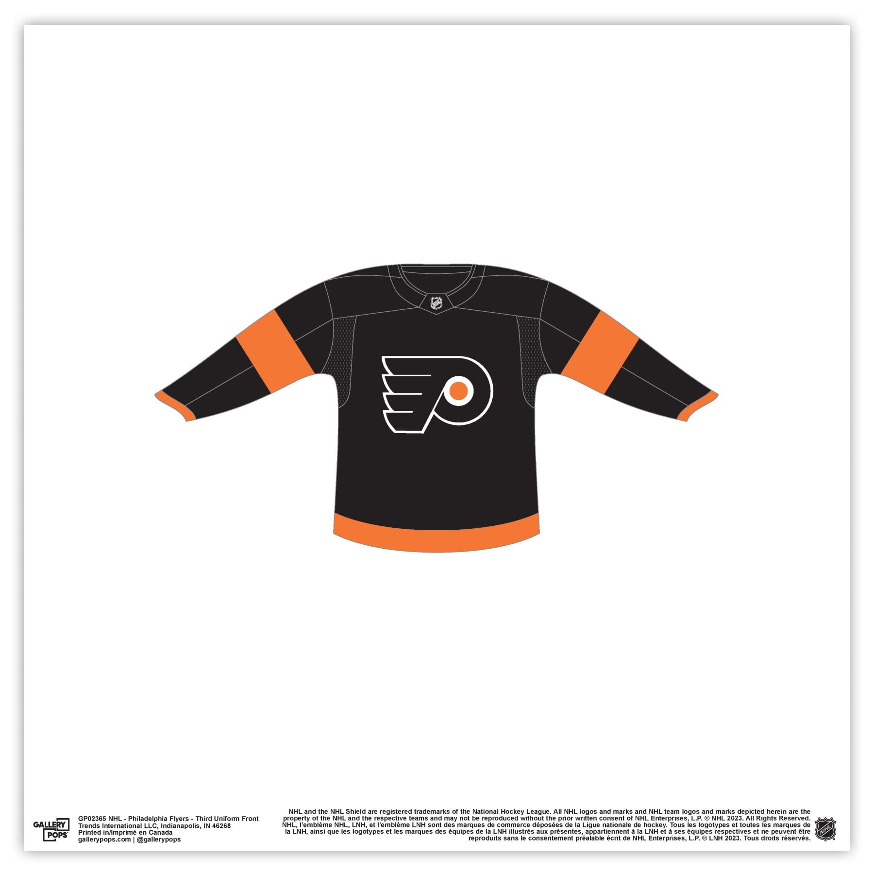Gallery Pops NHL - Philadelphia Flyers - Third Uniform Front Wall Art ...
