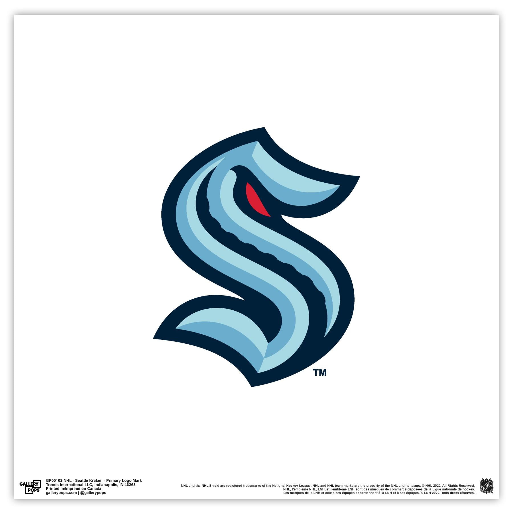 Gallery Pops NHL Seattle Kraken - Primary Logo Mark Wall Art, Unframed ...