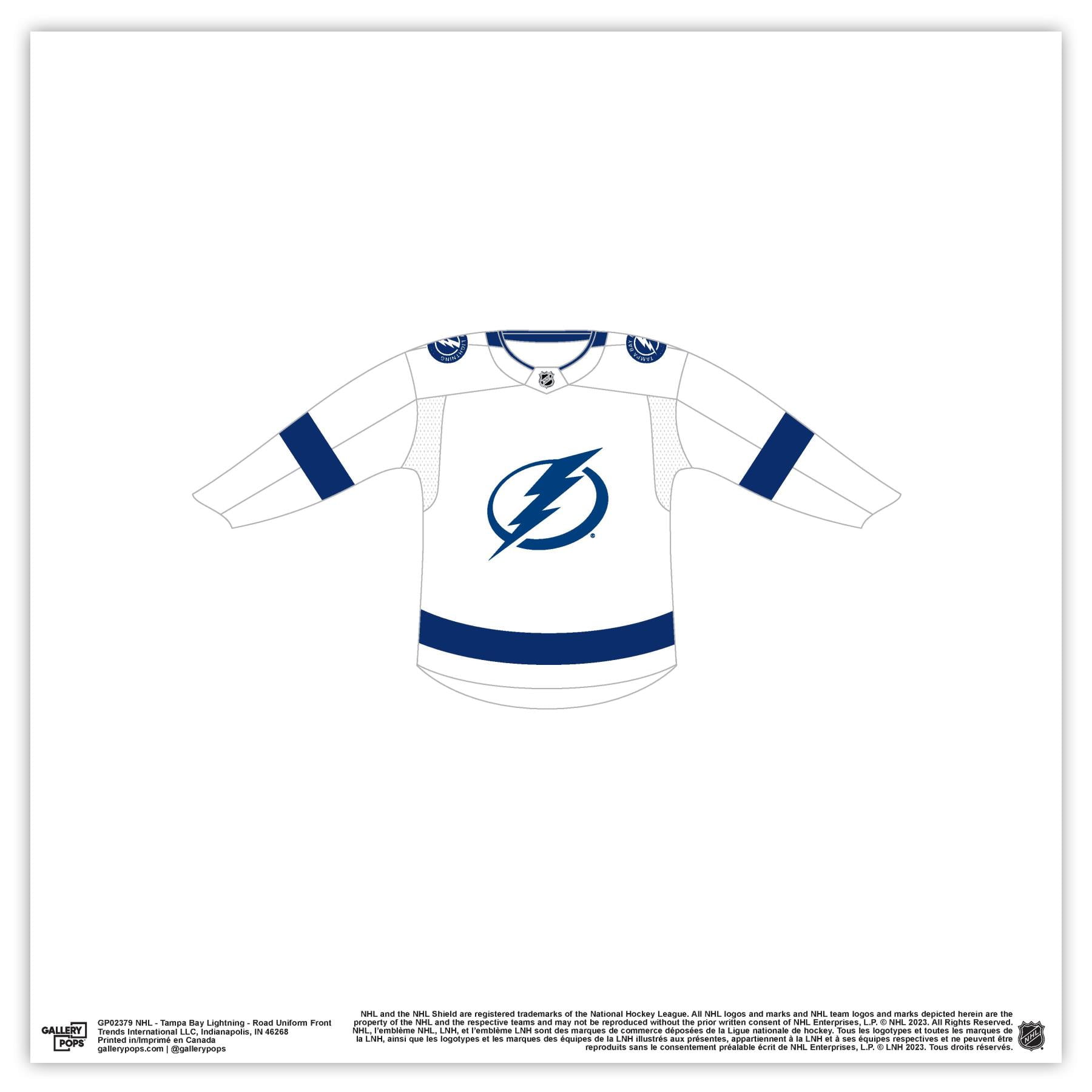 Gallery Pops NHL - Tampa Bay Lightning - Road Uniform Front Wall Art ...