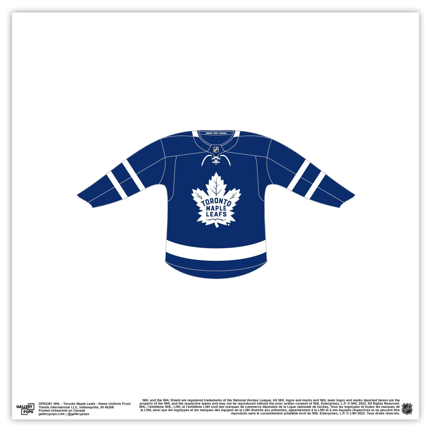 Gallery Pops NHL - Toronto Maple Leafs - Home Uniform Front Wall Art ...