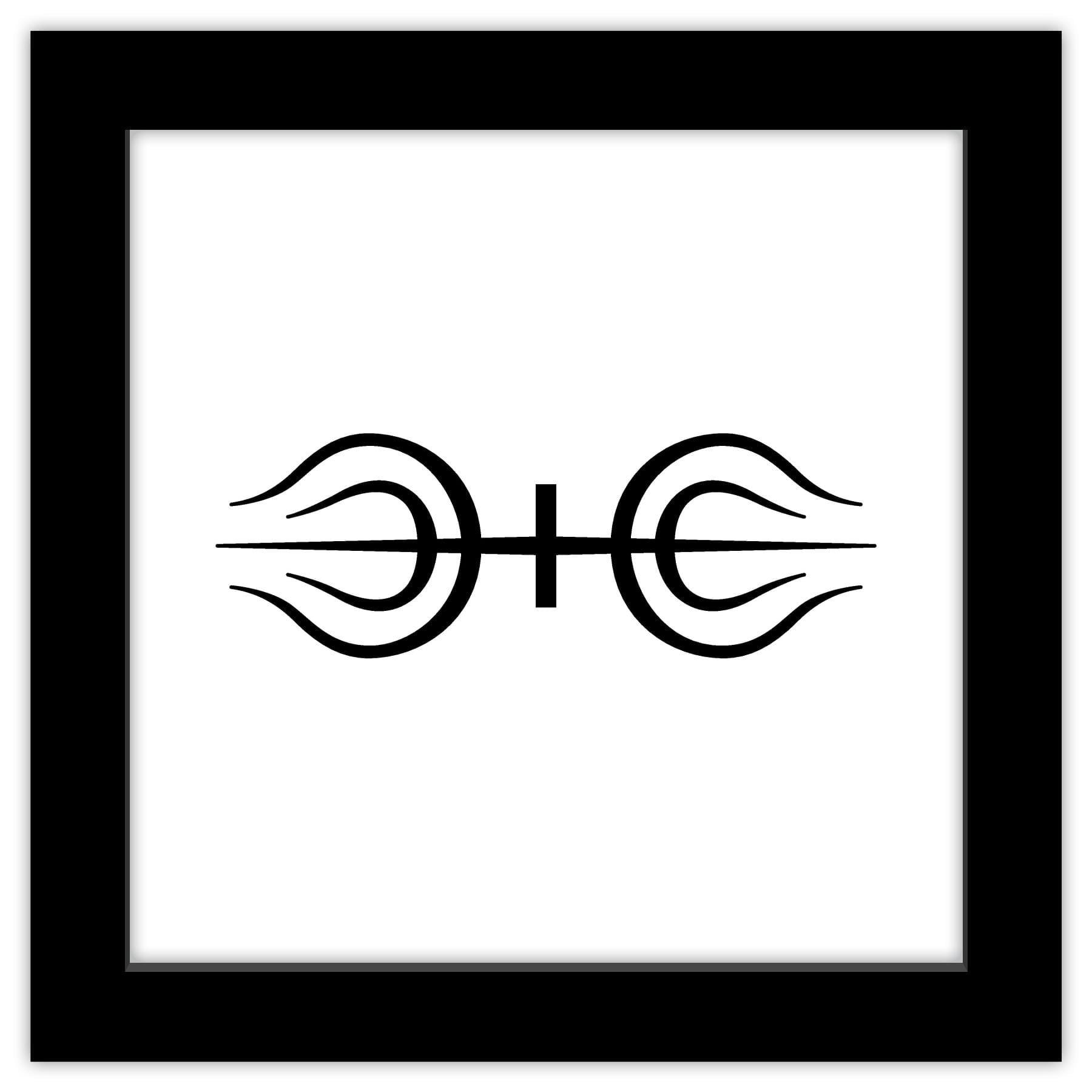 Gallery Pops Naruto Shippuden - Clan Senju Symbol Wall Art, Black ...