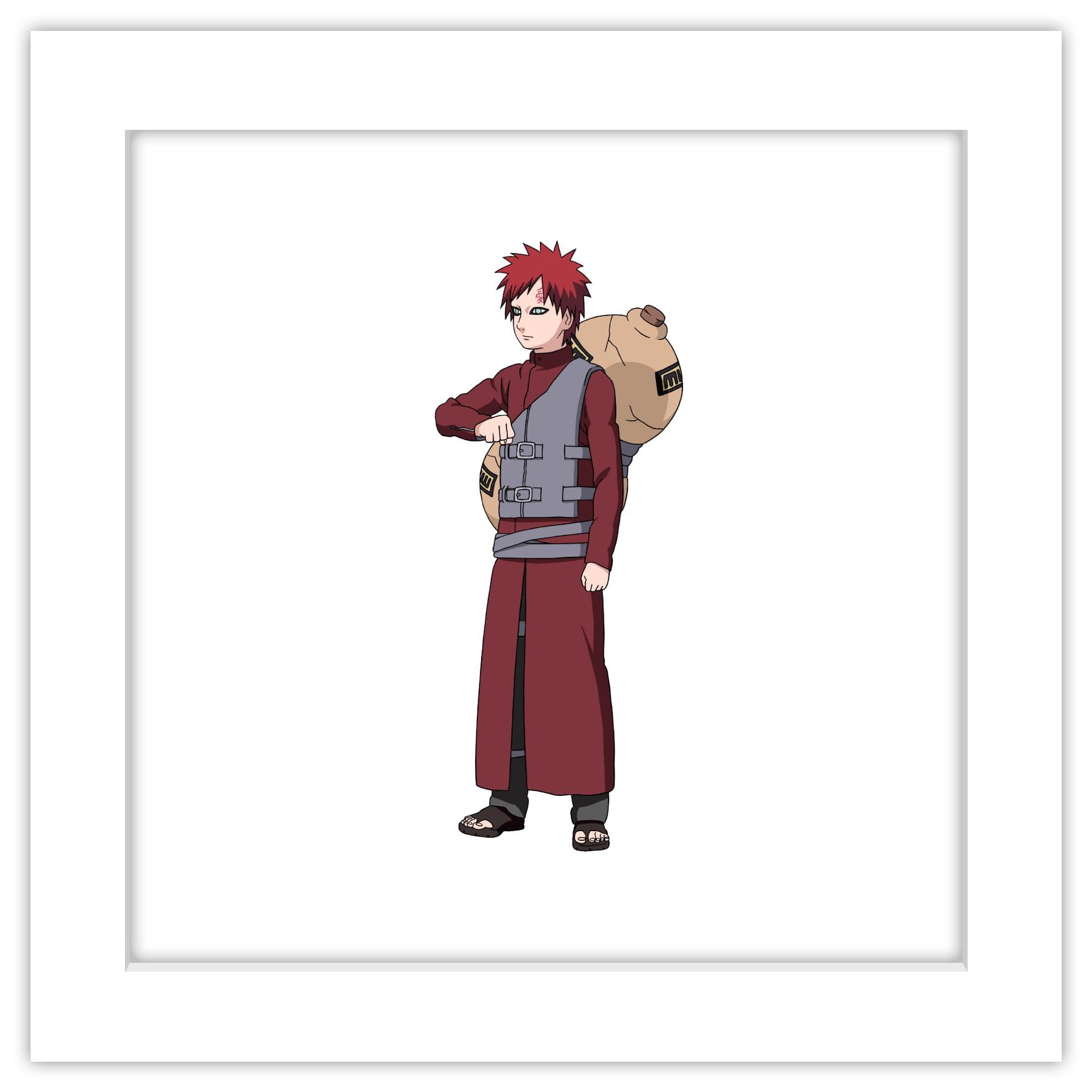 Gallery Pops Naruto Shippuden - Gaara Wall Art, White Framed Version ...