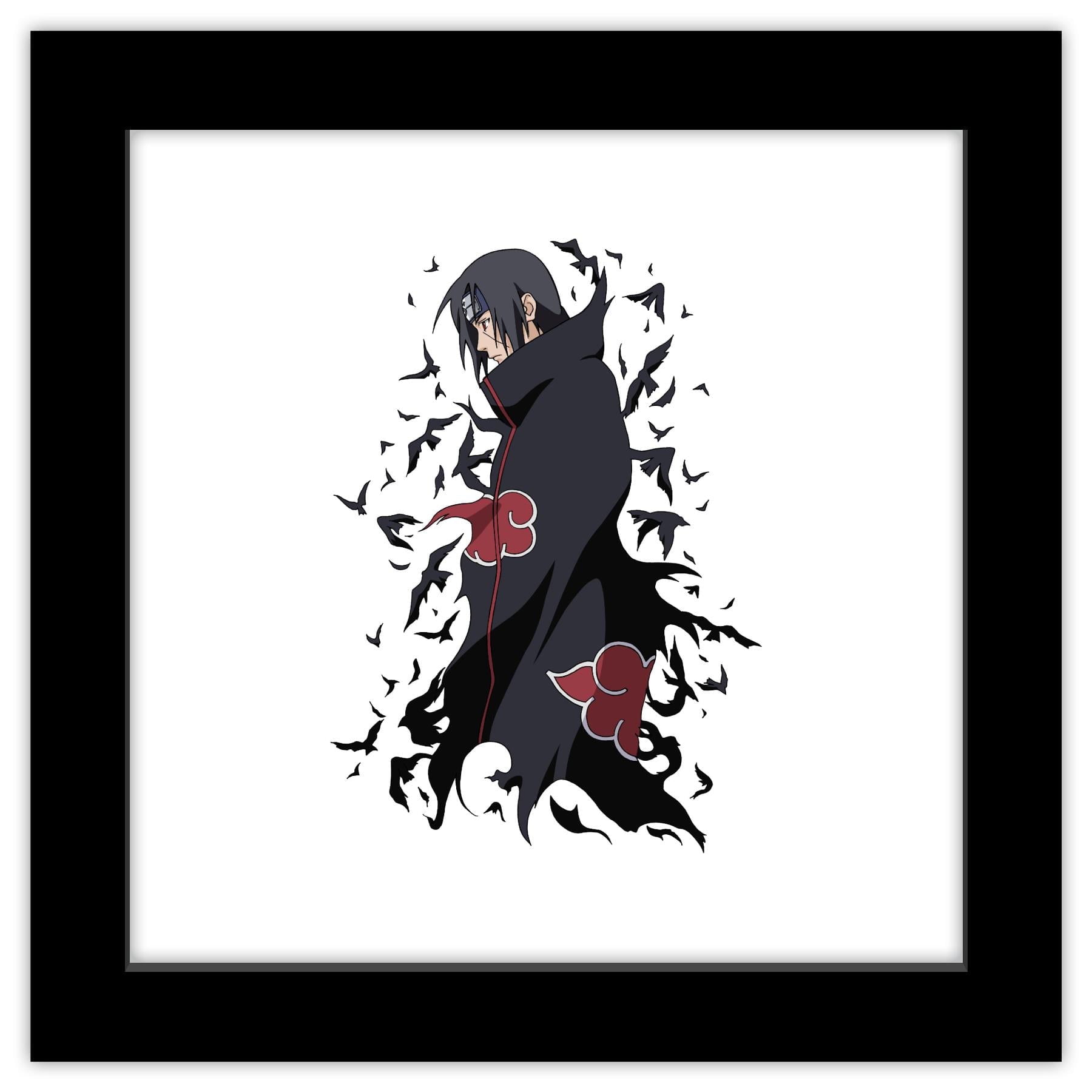 Gallery Pops Naruto Shippuden - Itachi Uchiha Wall Art, Black Framed ...