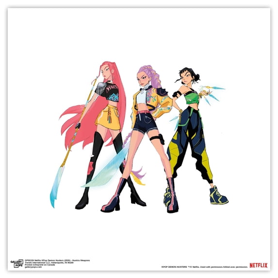 Gallery Pops Netflix KPop Demon Hunters (2025) - Huntrix Weapons Wall ...