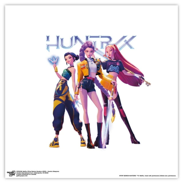 Gallery Pops Netflix KPop Demon Hunters (2025) - Huntrix Weapons Wall Art - Walmart Business ...