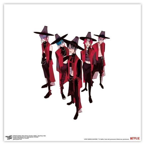 Gallery Pops Netflix KPop Demon Hunters (2025) - Saja Boys Hats Wall ...
